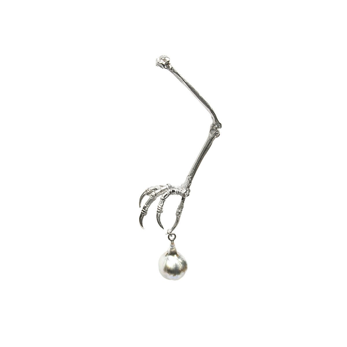 Julia Deville - Claw Brooch with Pearl - Florafauna