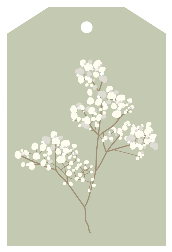 Blossom Gift Tag - Florafauna