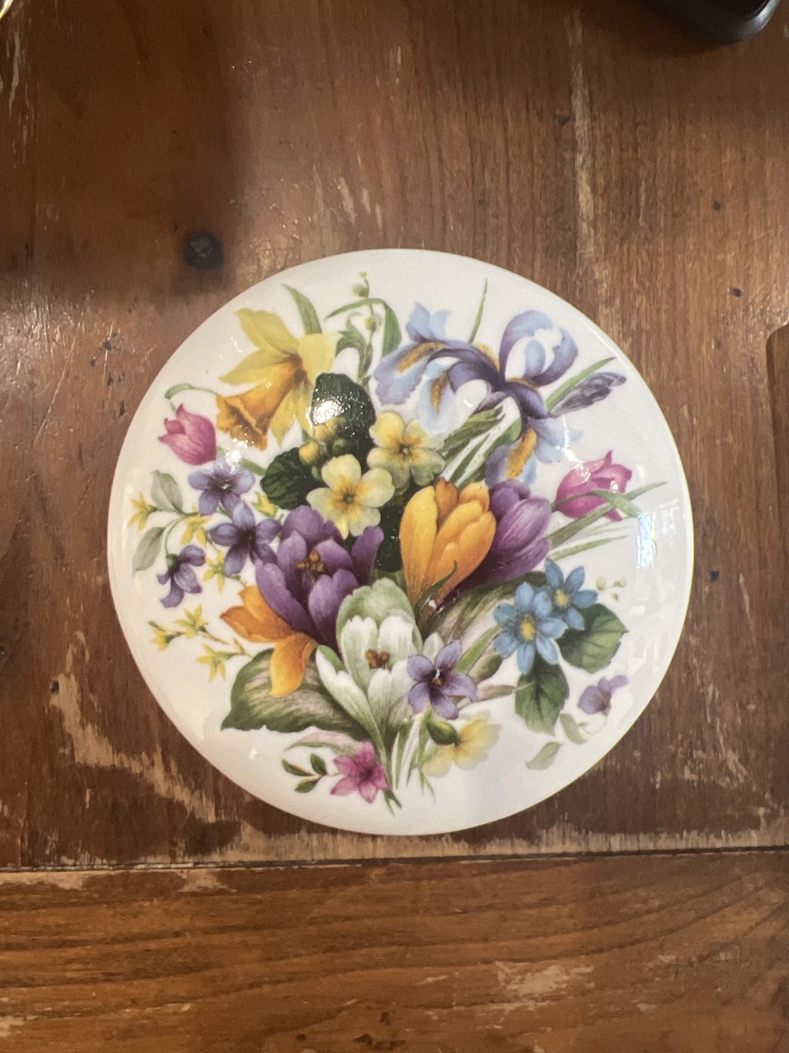 1970's Spring Flower Trinket Box - Florafauna